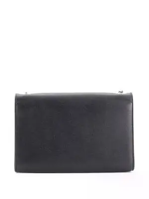 Saint Laurent Classic Monogram Grainy Leather Medium Crossbody Bag - Black