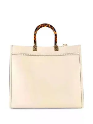 Fendi Sunshine Shopper Leather Medium Tote Bag