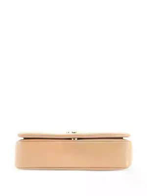 Burberry Lola Quilted Printed Coated Canvas Small Shoulder Bag