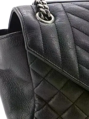 Saint Laurent Classic Monogram Slouchy Envelope Satchel Mixed Matelasse Leather Medium Shoulder Bag
