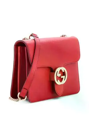 Gucci Interlocking Leather Small Shoulder Bag