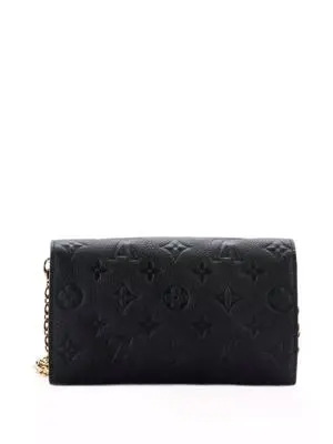 LOUIS VUITTON Vavin Chain Wallet Monogram Empreinte Leather Clutch Bag