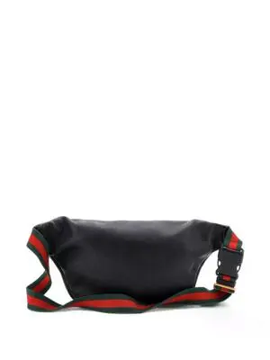 Gucci Logo Printed Leather Medium Belt Bag