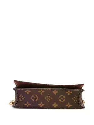 LOUIS VUITTON Lily Wallet On Chain Monogram Canvas Crossbody Bag