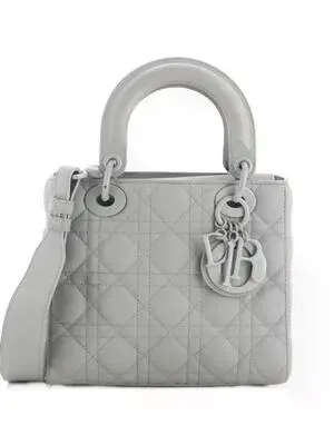DIOR Ultra Matte My Abcdior Lady Dior Bag Cannage Quilt Calfskin Shoulder Bag