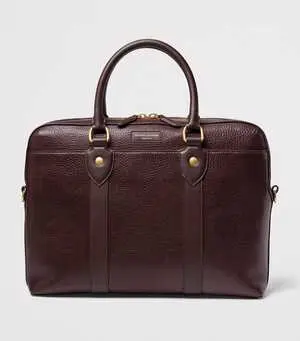 ASPINAL OF LONDON Leather The Hudson Briefcase