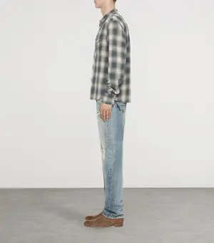 ALLSAINTS Organic Cotton Flannel Brook Shirt