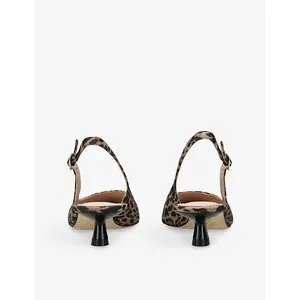 STUART WEITZMAN Sculpt 35 Fabric Slingback Courts