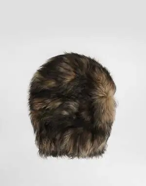 Dolce & Gabbana Lambskin Fur Hat Hats And Gloves