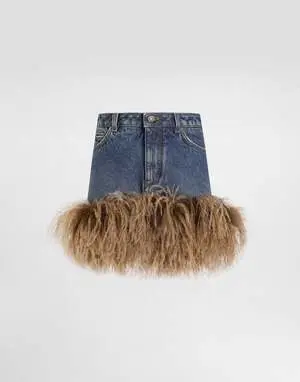 Dolce & Gabbana Denim Skirt Denim And Jeans Multi-colored - Multicolor
