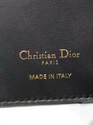 Dior 2010s 30 Montaigne Oblique Jacquard Passport Holder