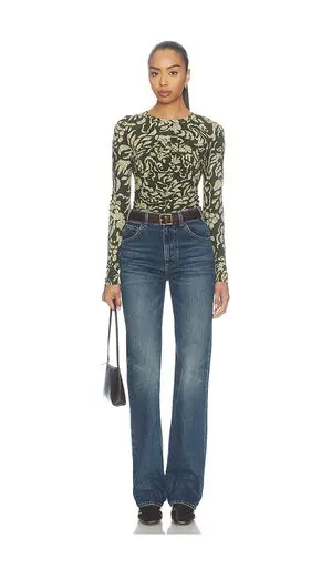 Ulla Johnson Asha Longsleeve Jersey Top In . Also