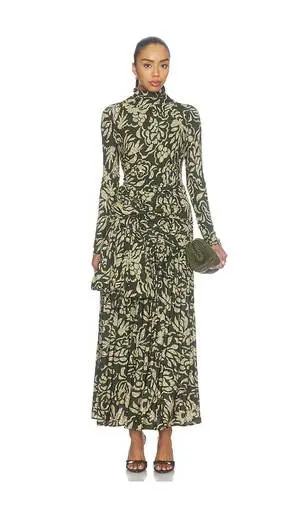 Ulla Johnson Katy Draped Jersey Dress In . Also
