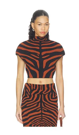 ET OCHS Rumi Knit Top In . Also - Brown