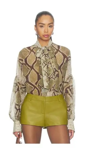 Retrofete Maika Chiffon Blouse In . Also - Multi