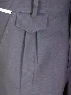 GR10K Replicated 10005 Pleated Straight-leg Trousers