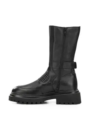 SUMMERY COPENHAGEN Buckle-strap Panelled Boots