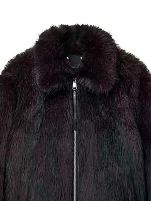 PURPLE BRAND Faux-fur Jacket - Brown