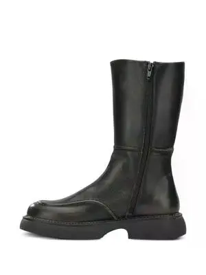 SUMMERY COPENHAGEN Leather Biker Boots