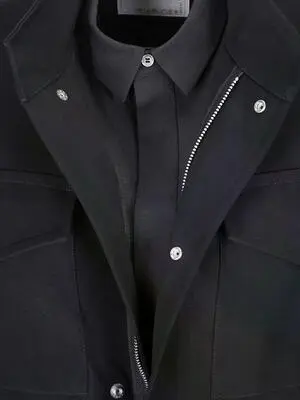 Sacai Suiting Crepe-satin Shirt