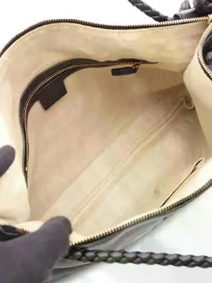 Gucci 2010s Woven Tassel Tote Bag