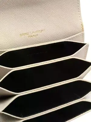 Saint Laurent 2010s Uptown Leather Card Case