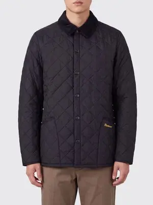 Barbour Heritage Liddesdale Quilted Jacket With Velvet Collar - Black