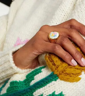 Chloé Bloomcraft Floral Signet Ring