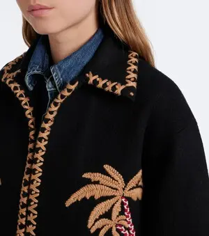 Alanui Remember Me Embroidered Virgin Wool Jacket