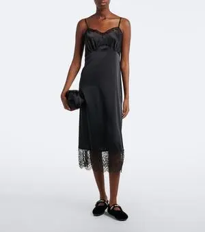 Simone Rocha Embellished Velvet Mary Jane Flats