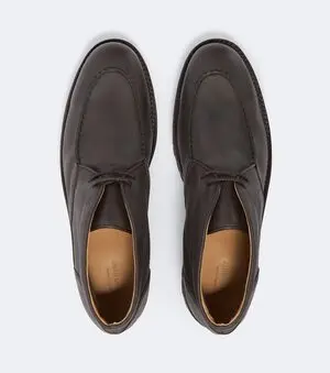 John Lobb Leather Desert Boots