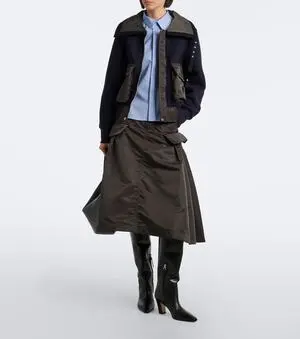Sacai Cotton-blend Blouson Jacket