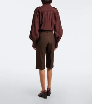 XU ZHI Wool Capri Pants