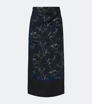 Proenza Schouler Anais Printed Cady Maxi Skirt - Multicoloured