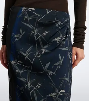 Proenza Schouler Anais Printed Cady Maxi Skirt