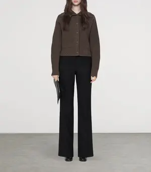 ALLSAINTS Wool Caron Collared Cardigan