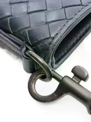 Bottega Veneta 2000s Intrecciato Messenger Bag