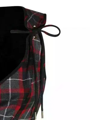 VIVIENNE WESTWOOD Roxy Tartan-print Peplum Top