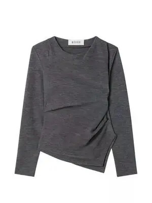 RÓHE Twisted Long-sleeve Top
