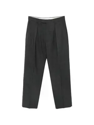 Sandro Virgin-wool Pleated Trousers - Grey
