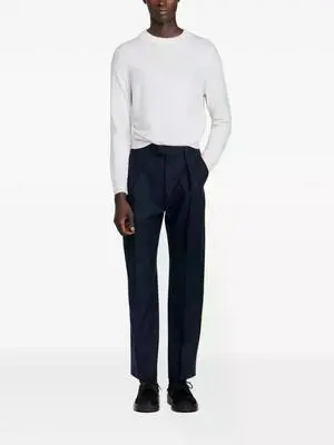 Sandro Pleated Wide-leg Trousers