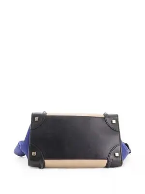 Celine Tricolor Luggage Bag Leather Mini Tote Bag