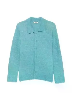 Sandro Button-up Cardigan - Blue