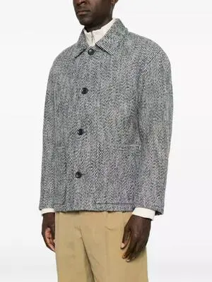 Sandro Button-up Wing-collar Jacket