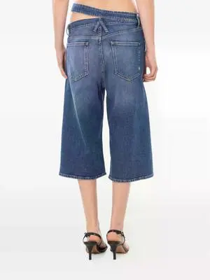 CYCLE Missy Cross-waist Shorts