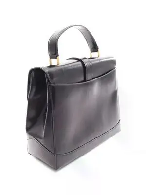 Celine 2010s Turn-lock Satchel Bag - Black