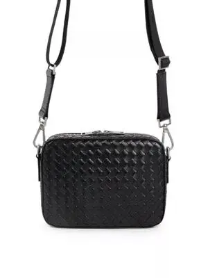 Sandro Leather Messenger Bag