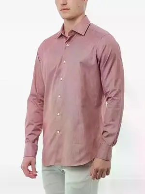 BAGUTTA Striped Cotton Shirt