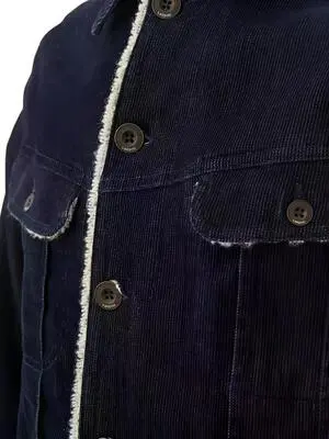 LARDINI Corduroy Sherpa-lined Jacket