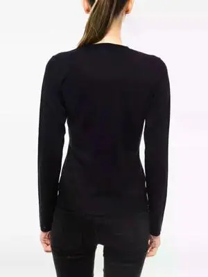 MONTANA BLU V-neck Merino-wool Sweater